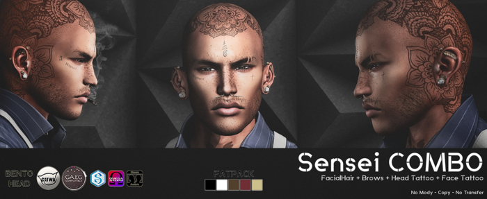 Second Life Marketplace - [Hipster Style] Sensei COMBO FATPACK
